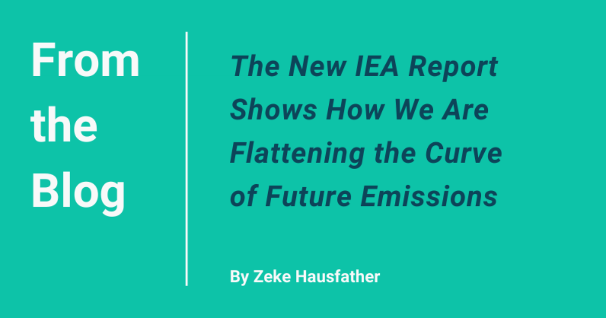 Blog: The New IEA Report Shows How We… | The Breakthrough Institute